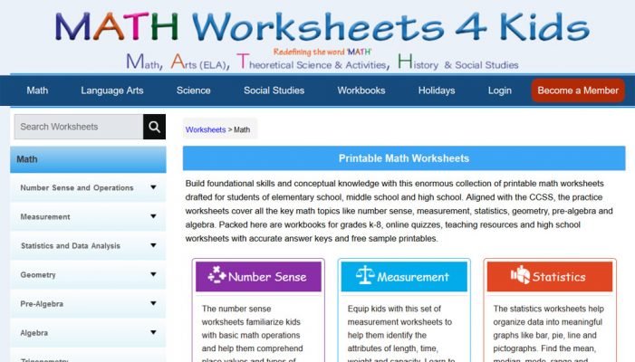 Free 7th Grade Math Worksheets- [Download]| MentalMathWorksheets